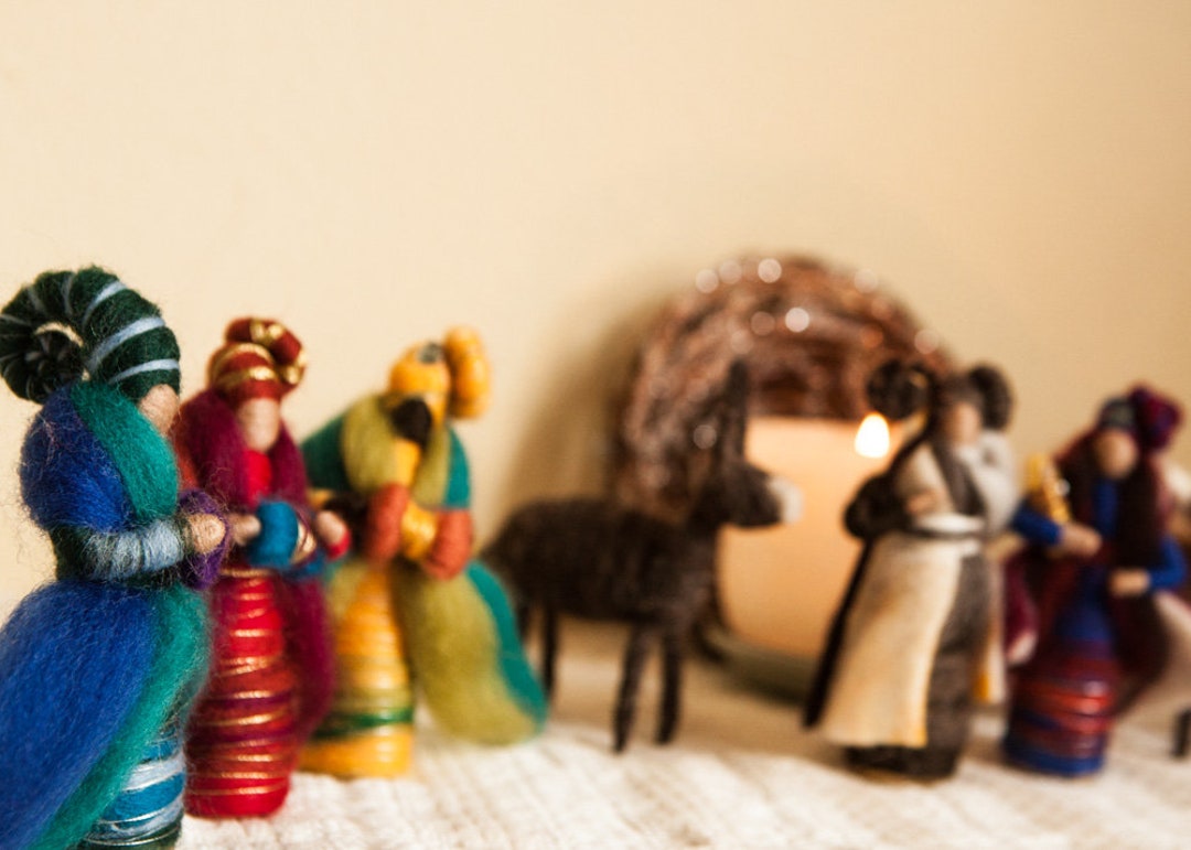 Complete Nativity Set, Holy Family, Crèche, Ox and Donkey, Sheep Family ...