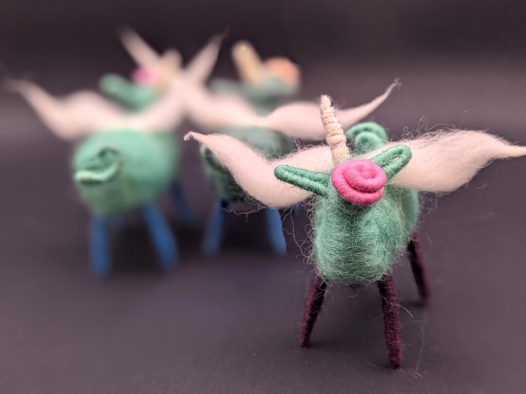 Flying Pegasus Uni-pig, Leading Edge of Mystical Evolution, Handmade ...