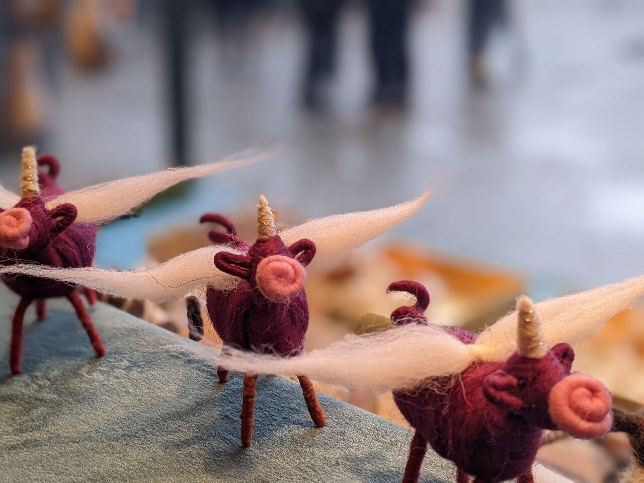 Flying Pegasus Uni-pig Special Creation for Good Luck Pink - Etsy