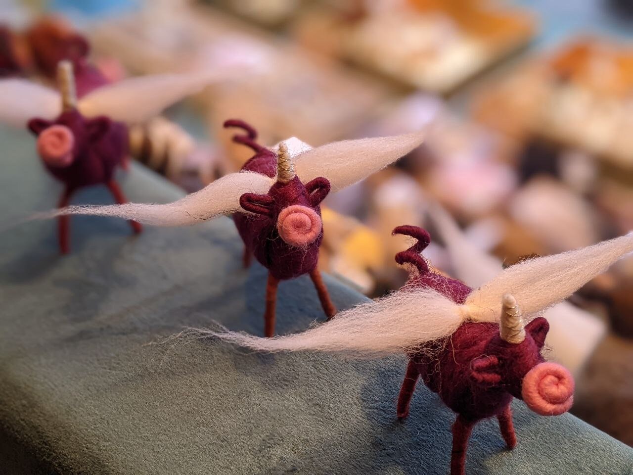 Flying Pegasus Uni-pig Special Creation for Good Luck Pink - Etsy