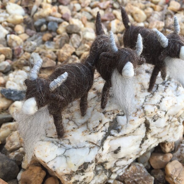 Needle Felted Goat - Etsy