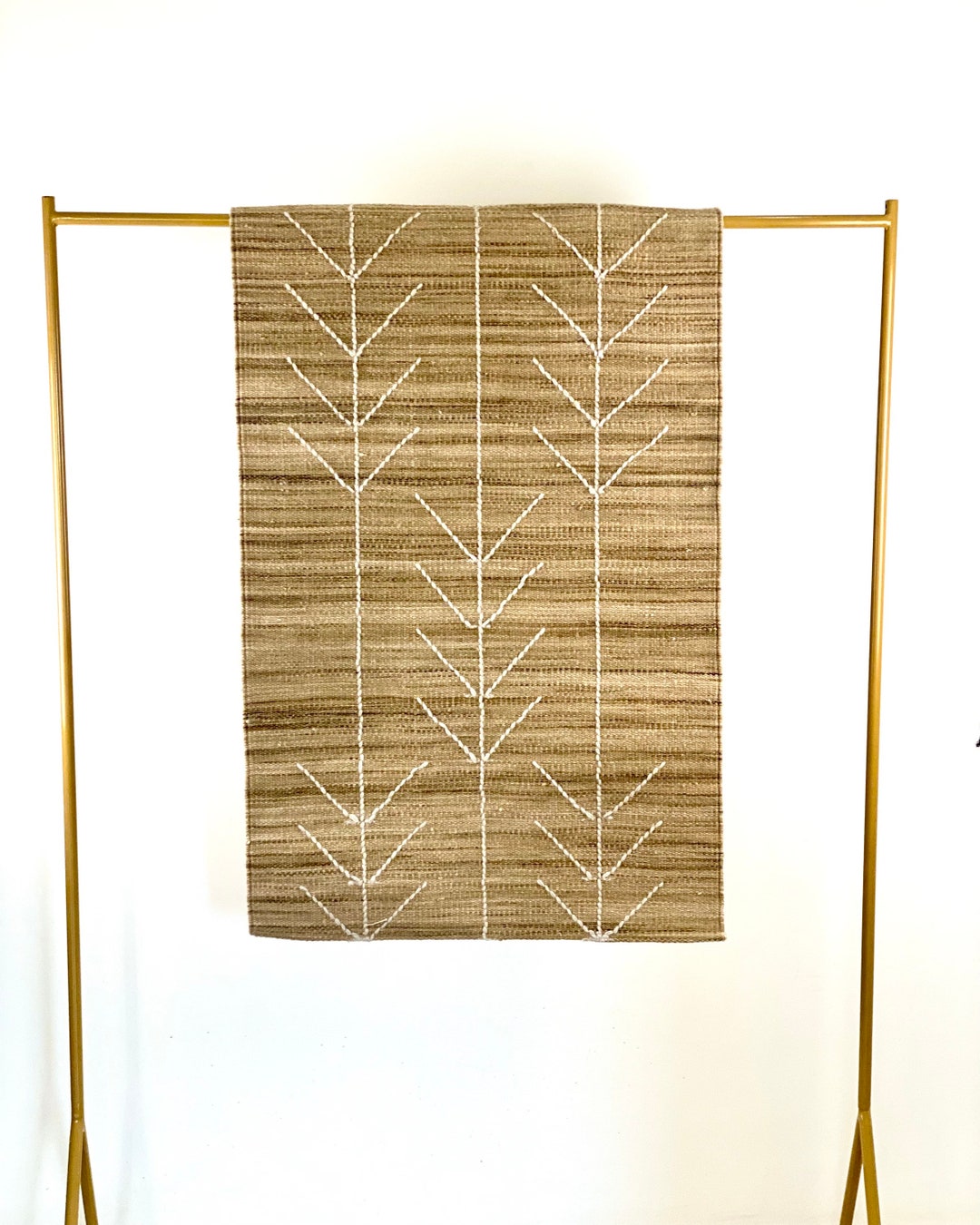 Handwoven Area Rug, Cream Arrows Neutral Rug, 100% Wool, Area Rug ...