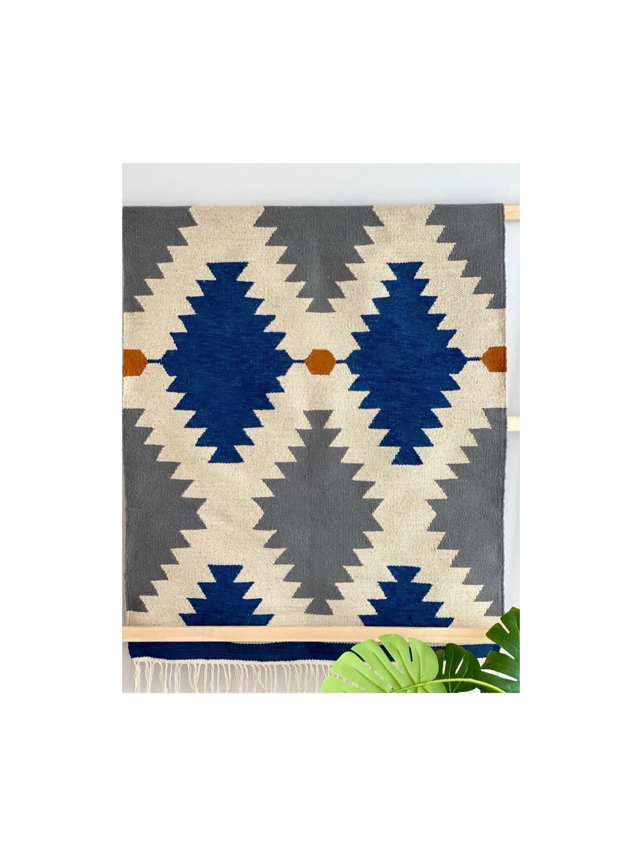 Handwoven Blue Diamonds Kilim Rug Area Rug Handmade Kilim - Etsy