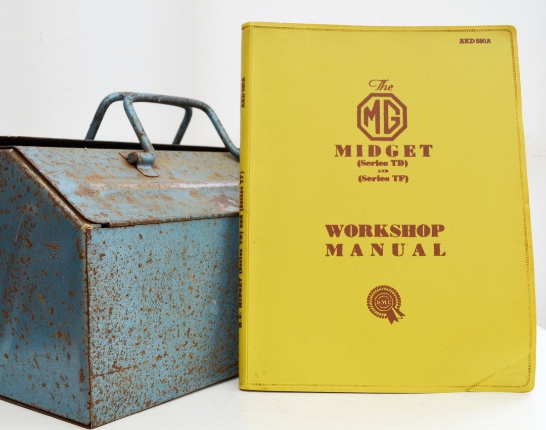 BMC MG Workshop Manual | MG Midget Series Td and Tf Owners Manual ...