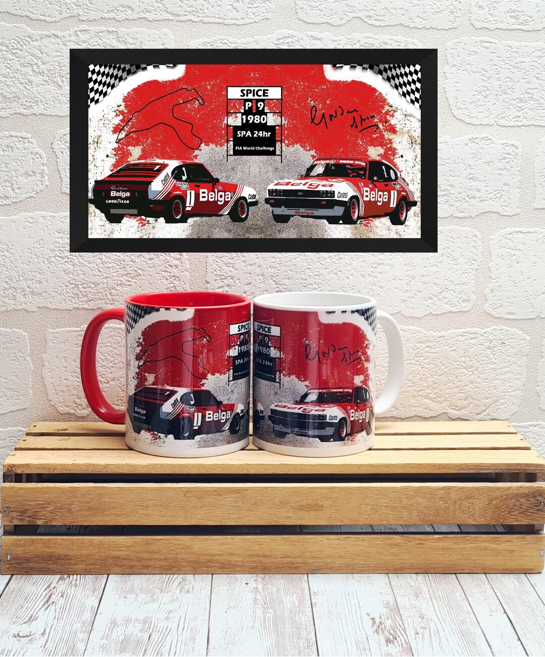 Ford Capri Mug | Gordon Spice | Ford Capri | Spa 24 Hour | Ford Gifts ...