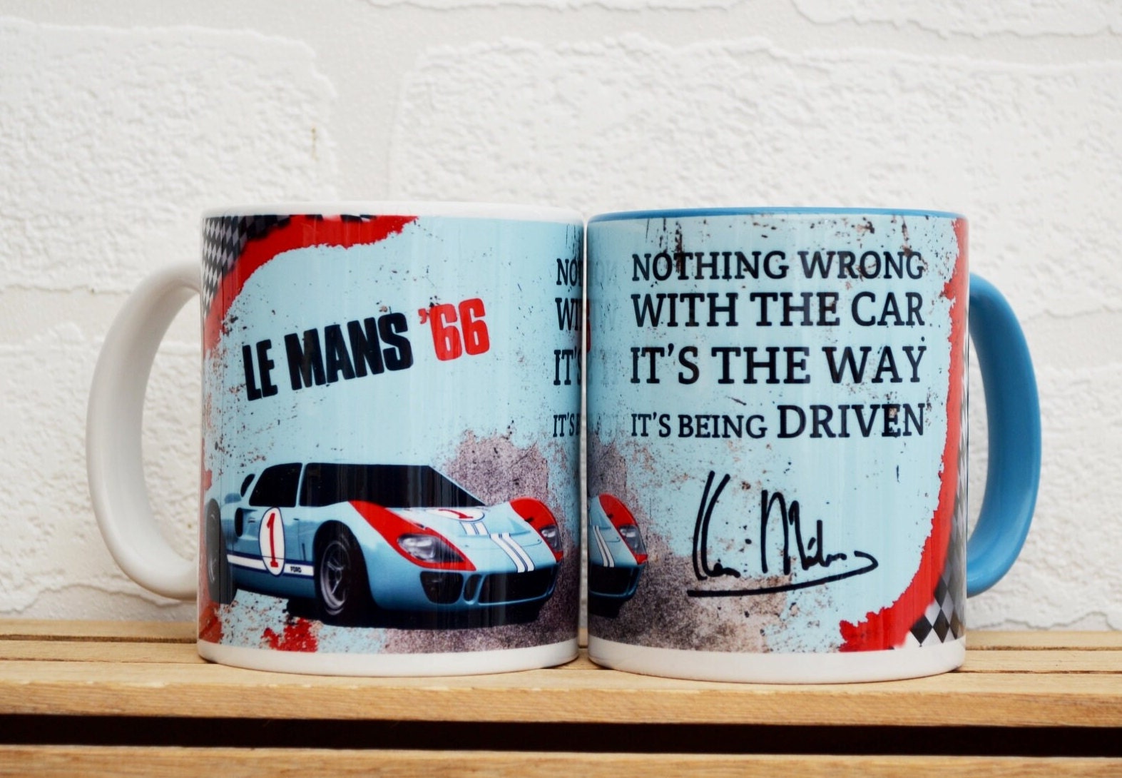 Ken Miles Gift Set Ford GT40 Gifts Le Mans Mugs Mousepad Birthday Gifts ...