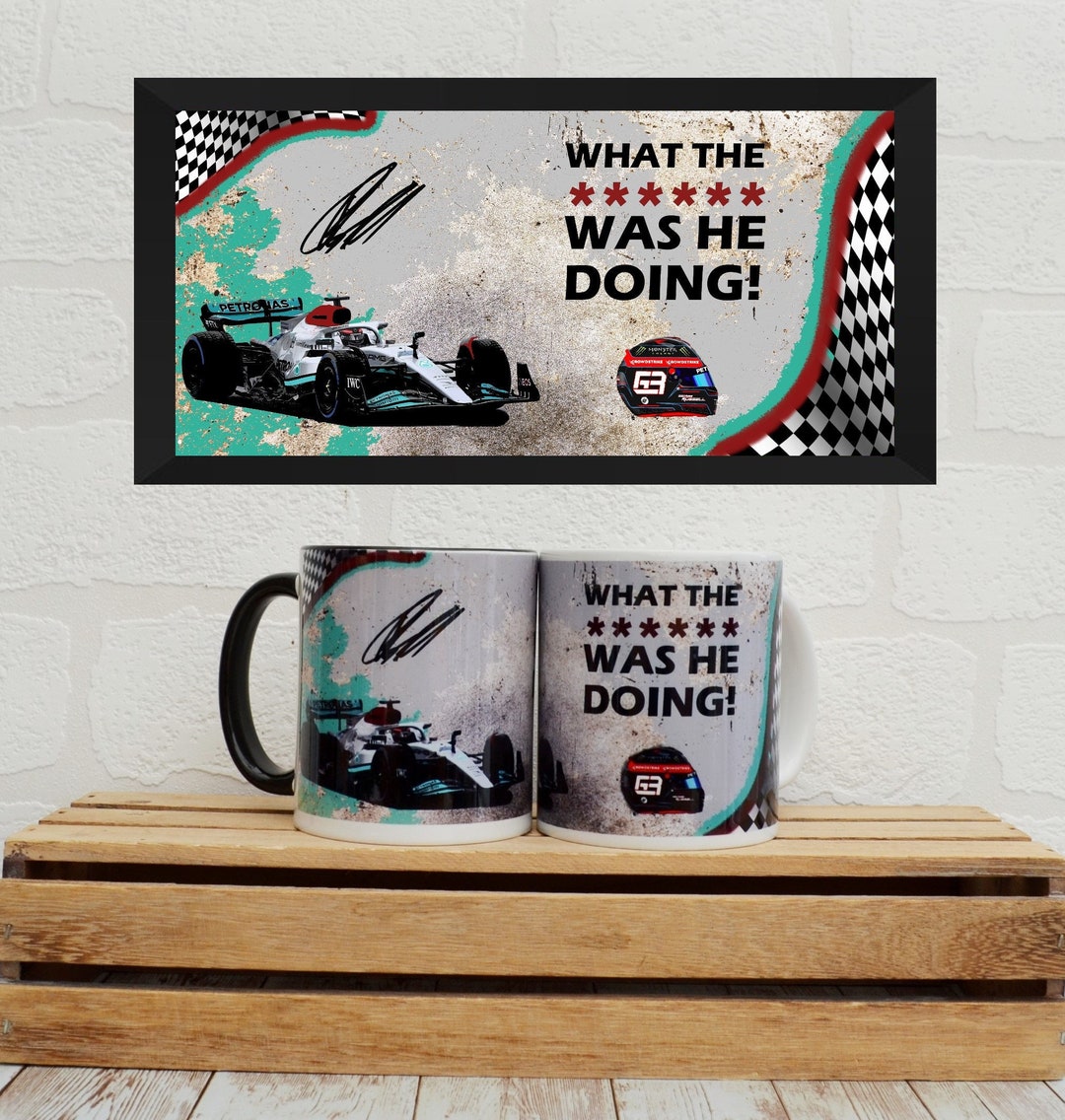George Russell Mug | F1 Mugs | Birthday Gifts | Mercedes Gifts | F1 ...