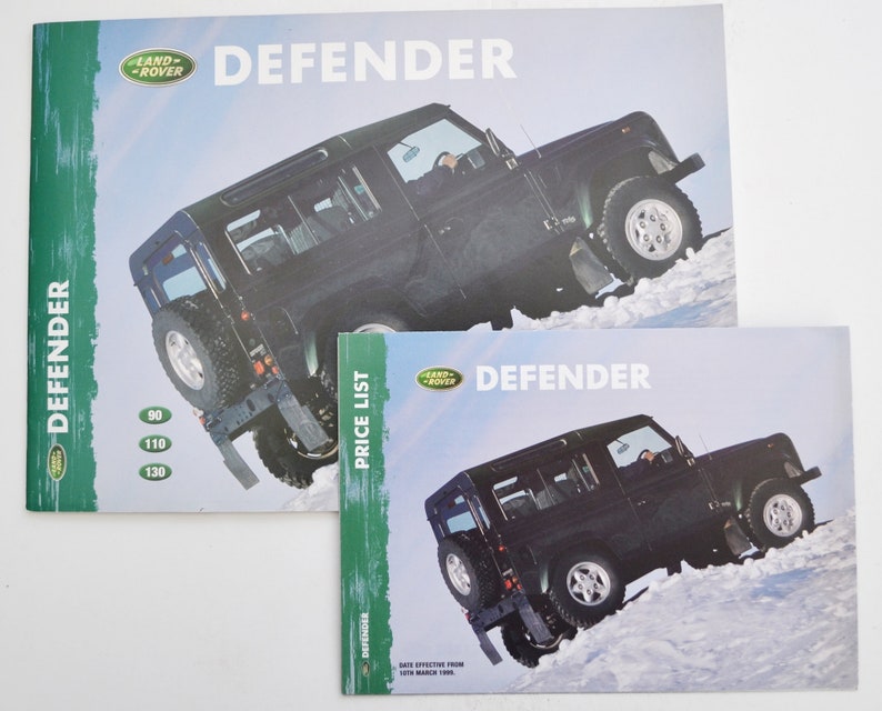 Land Rover Brochure Land Rover Defender 90, 110 & 130 Brochure Birthday ...