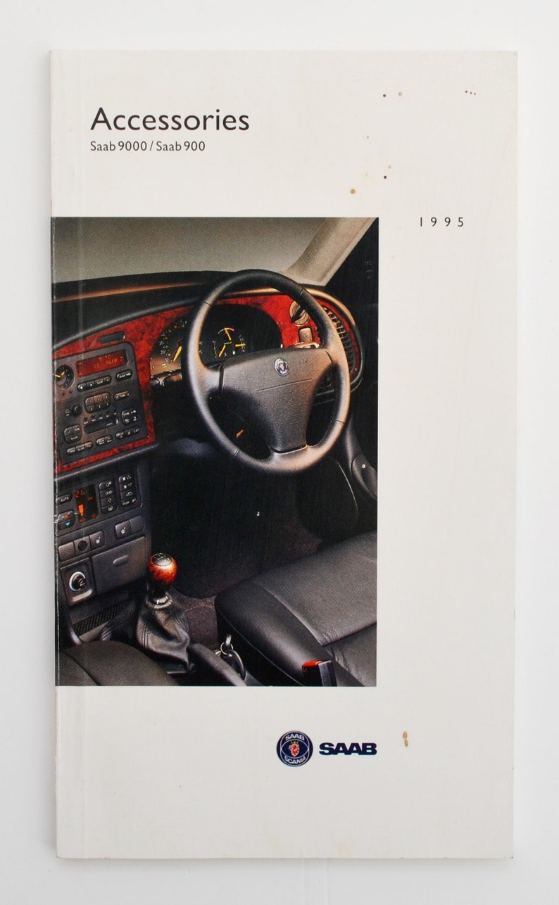 Saab 9000 and 900 Brochure Saab 9000 Car Brochure Car - Etsy