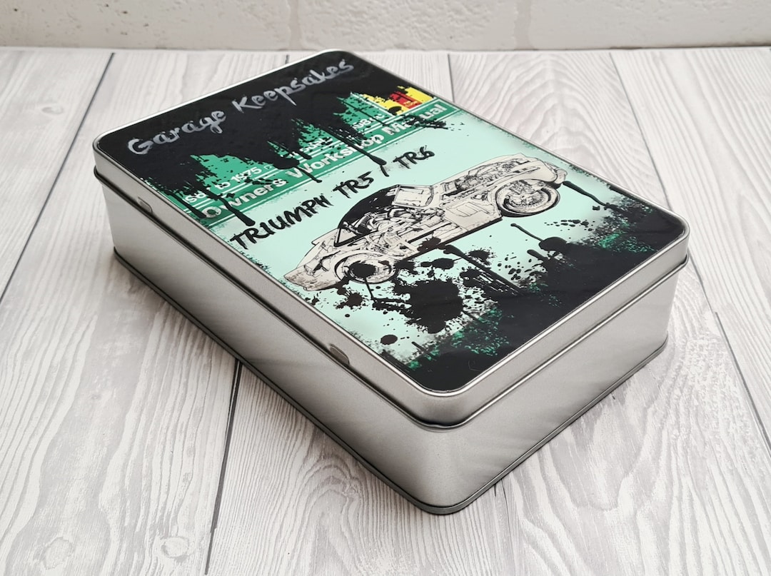 Triumph Tin | Triumph Gifts | Gift Box | Car Enthusiast | Triumph TR5 ...
