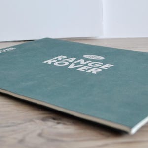 Range Rover Brochure Range Rover Car Brochure Car Gifts Land Rover ...