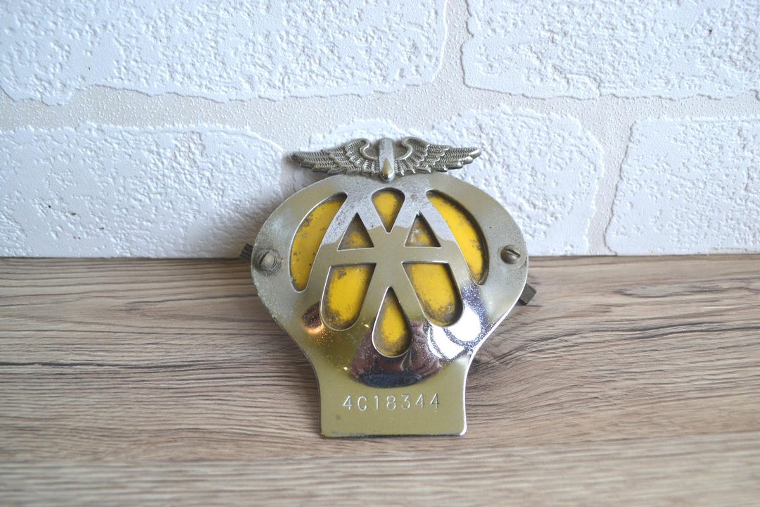 Vintage AA Badge | AA Members 1962 to 1963 | Car Memorabilia | Vintage ...