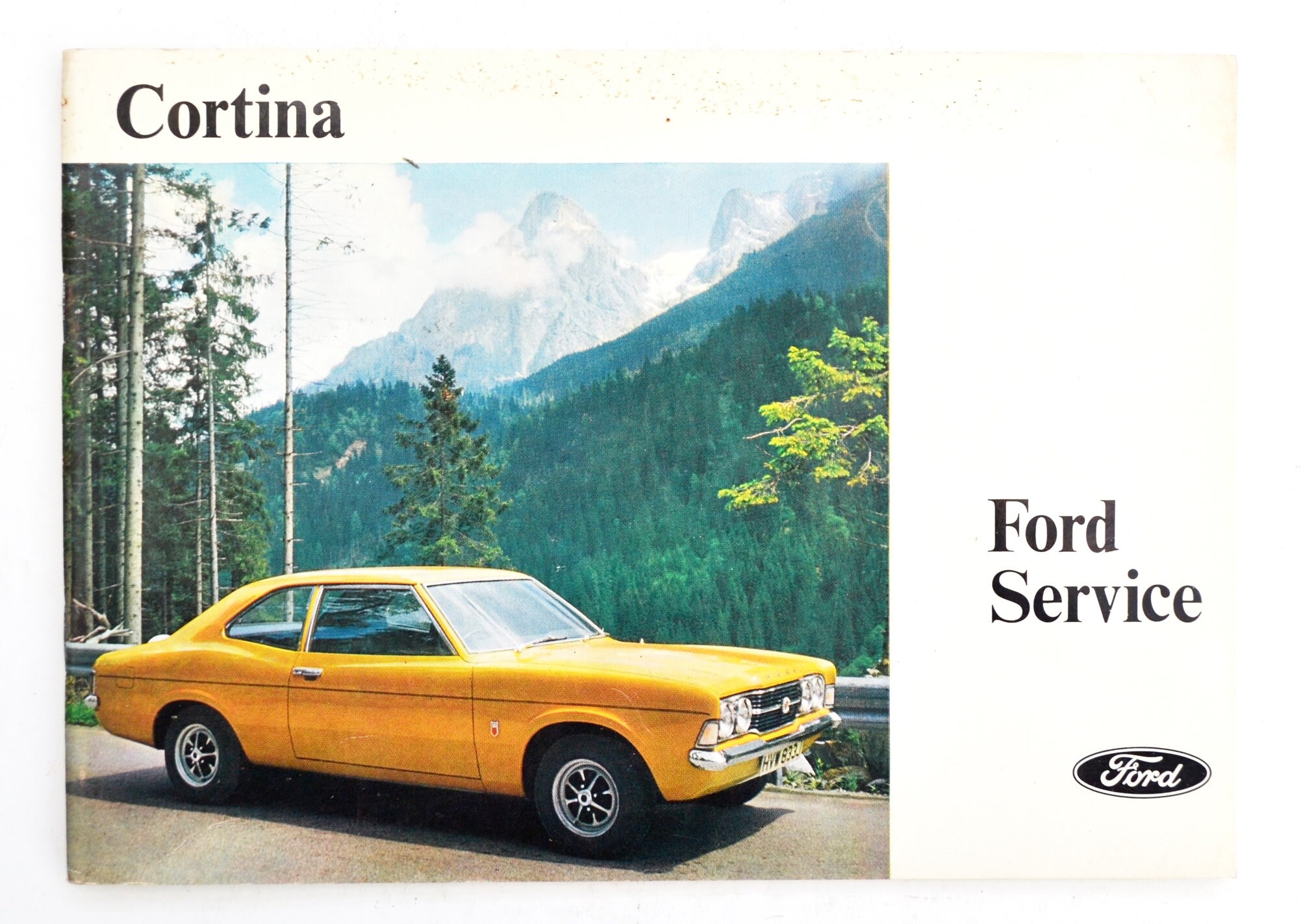 Ford Cortina Service Book Ford Service Book Birthday Gift Car ...