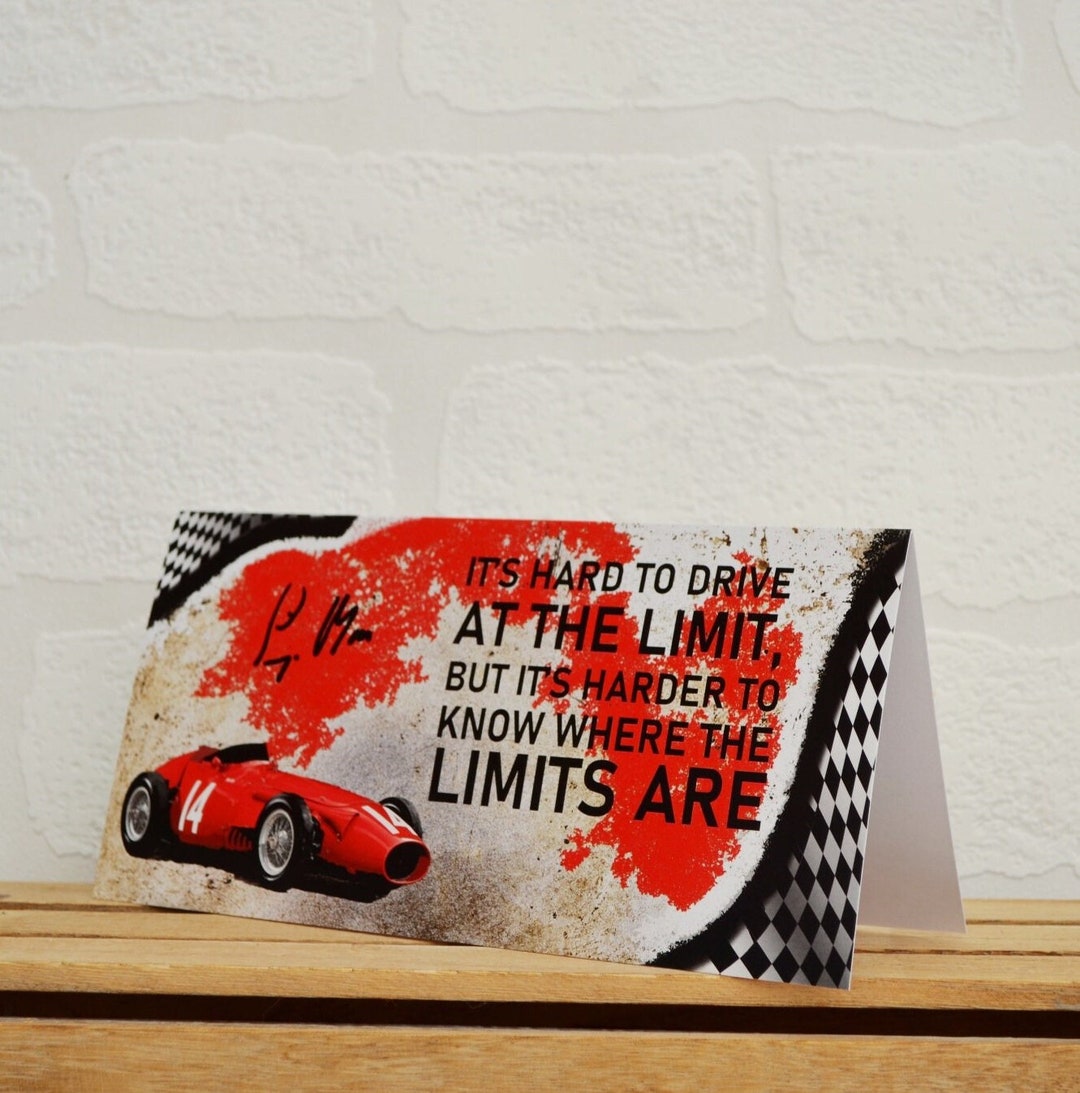 Greeting Cards | Stirling Moss | Birthday Cards | Car Memorabilia ...