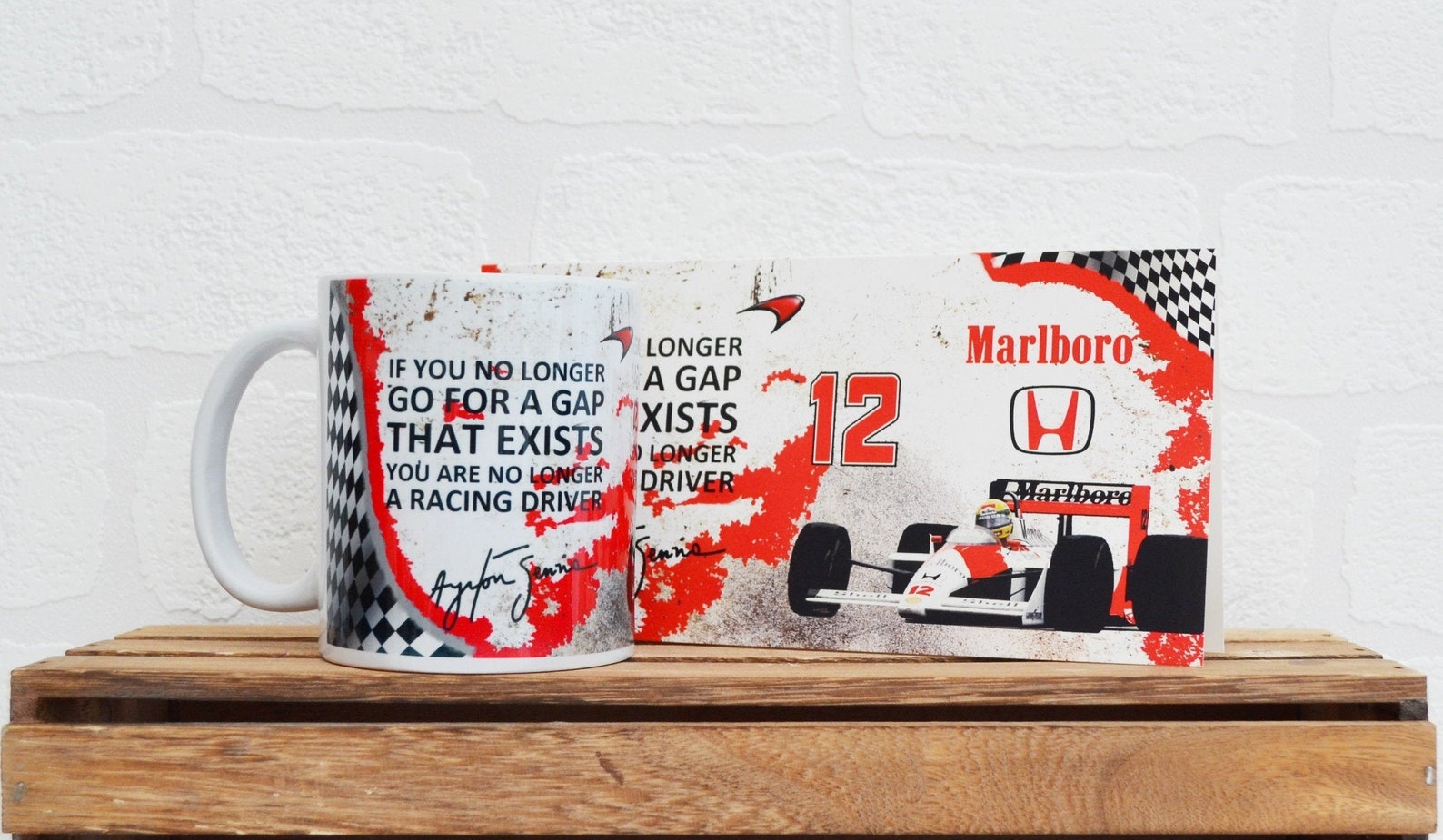Ayrton Senna Gift Set F1 Gift Set F1 Gifts Driver Quotes Cards Special ...