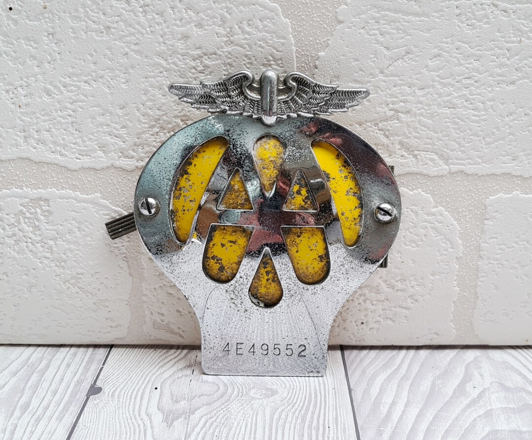 Vintage AA Badge | AA Members 1966 to 1967 | Car Memorabilia | Vintage ...