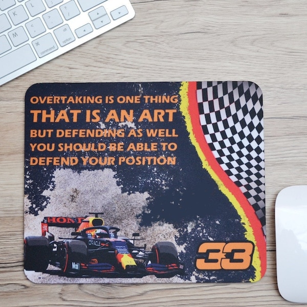 Max Verstappen Mousepad - Etsy