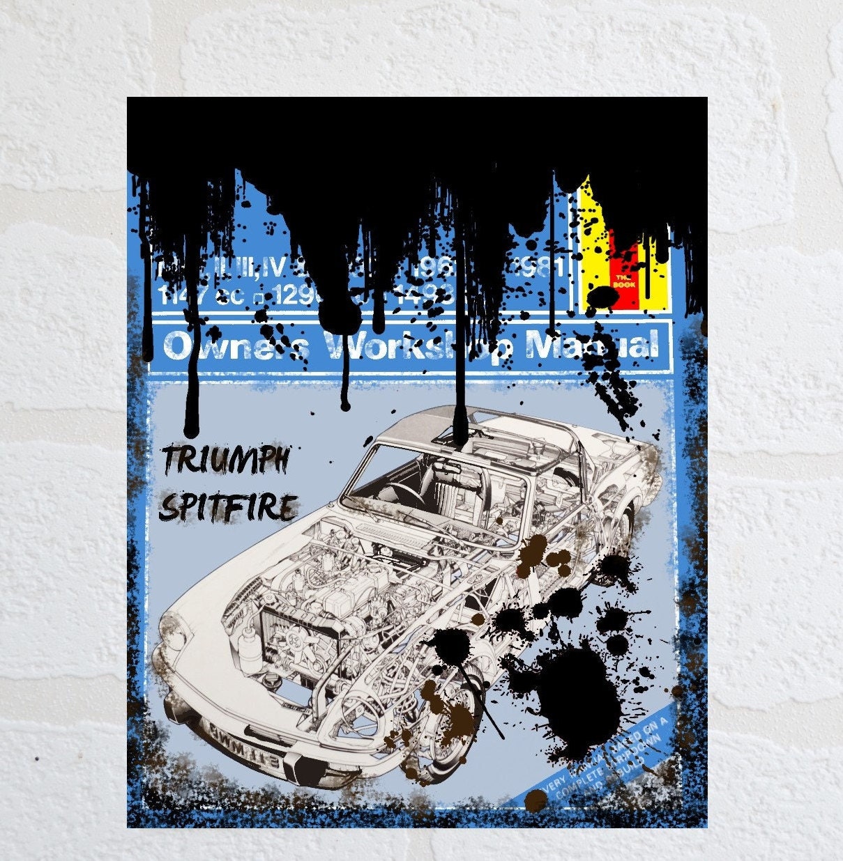 Large Magnet Triumph Spitfire | Magnet | Birthday Gifts | Triumph Gifts ...