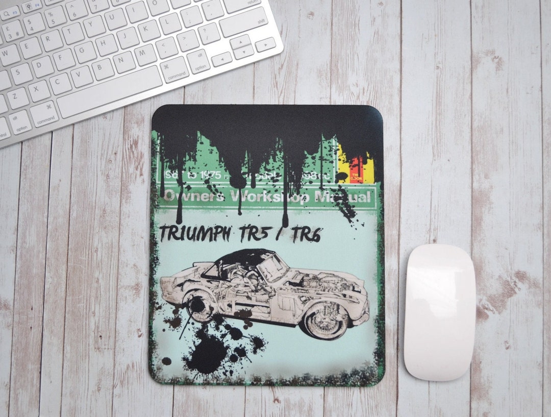 Mousemats Triumph TR5 & TR6 Haynes | Mousepad | Birthday Gifts ...