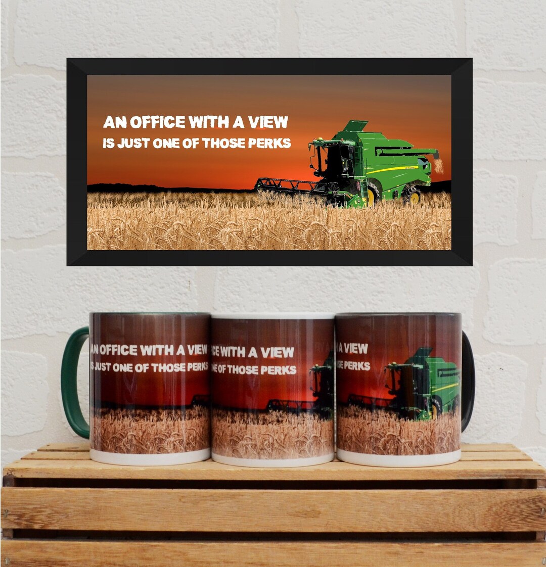 Combie Harvester Mug | Mugs | Birthday Gifts | Gifts | Farming ...