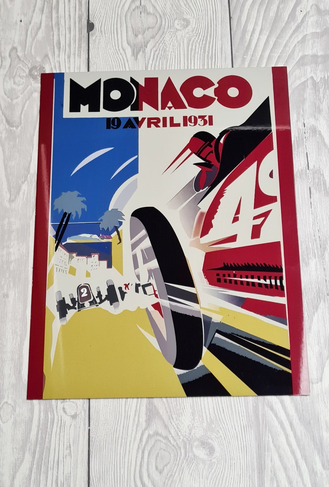 Monaco Poster Magnet | F1 Gifts | Magnetic Gifts | Car Enthusiast ...