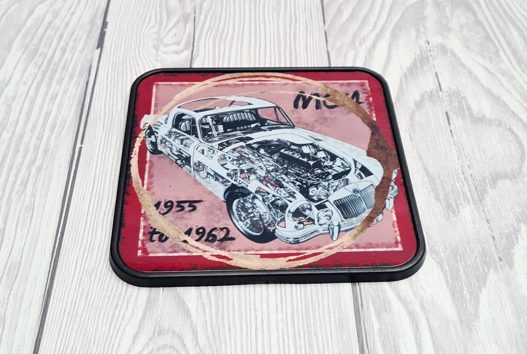 MGA Coaster | MG Gifts | Coasters | Car Enthusiast | MGA | Garage Wear ...