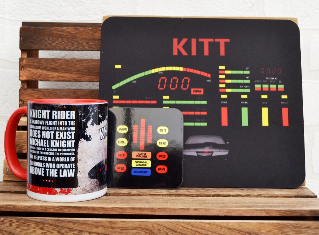 Knight Rider Gift Set | KITT | Pontiac Trans Am | Mugs | Mouse Pads ...