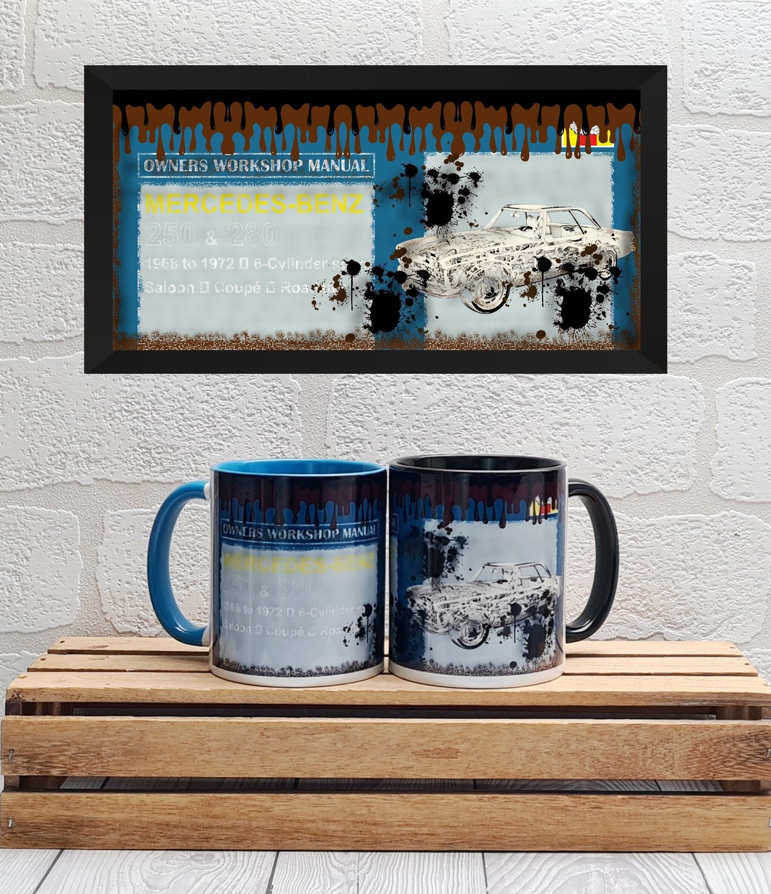 Mugs Mercedes-benz Haynes | Mugs | Birthday Gifts | Mercedes-benz 250 ...