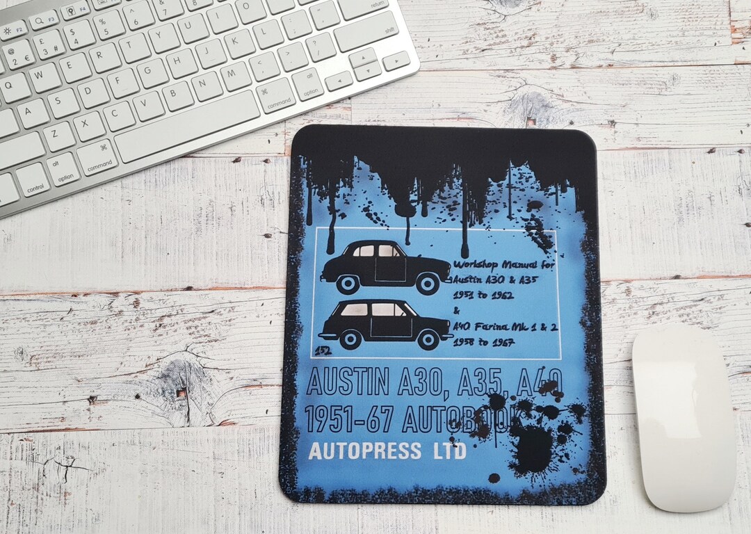 Mousemats Austin A30, A35, A40 Autobook | Mousepad | Austin A30, A35 ...