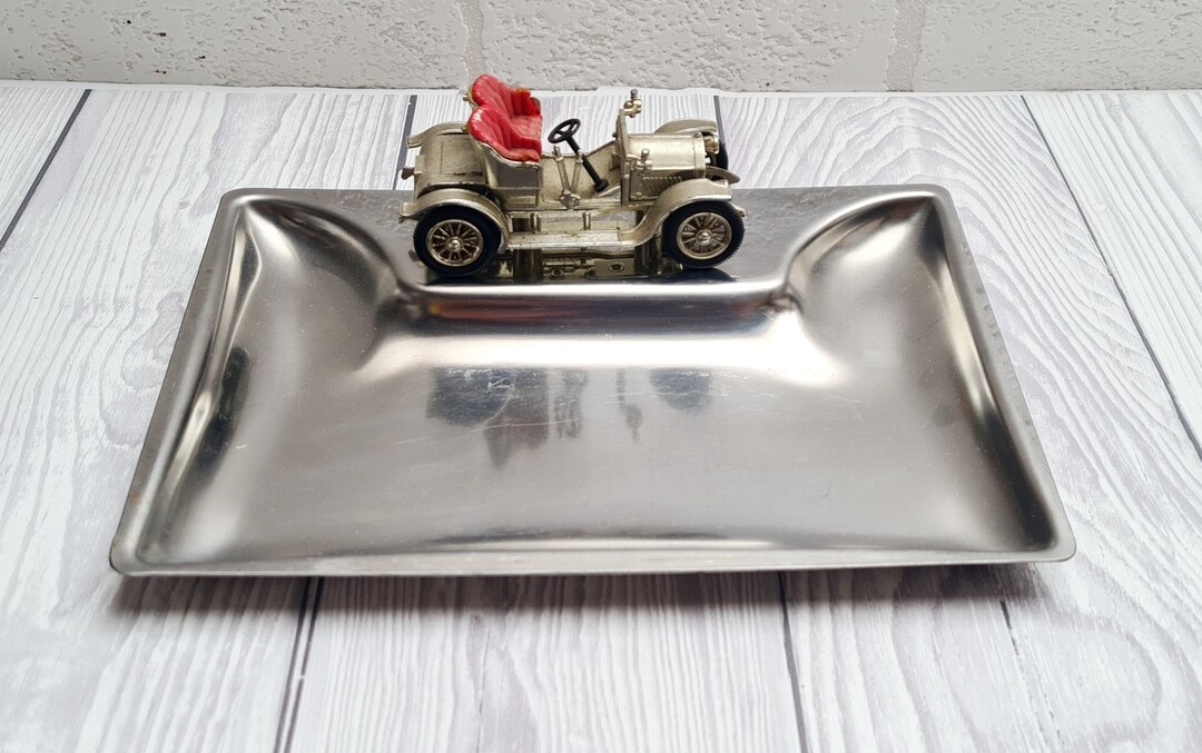 Vintage Car Valet Tray | Car Gifts | Car Key Tray | Tobacco Ashtray ...