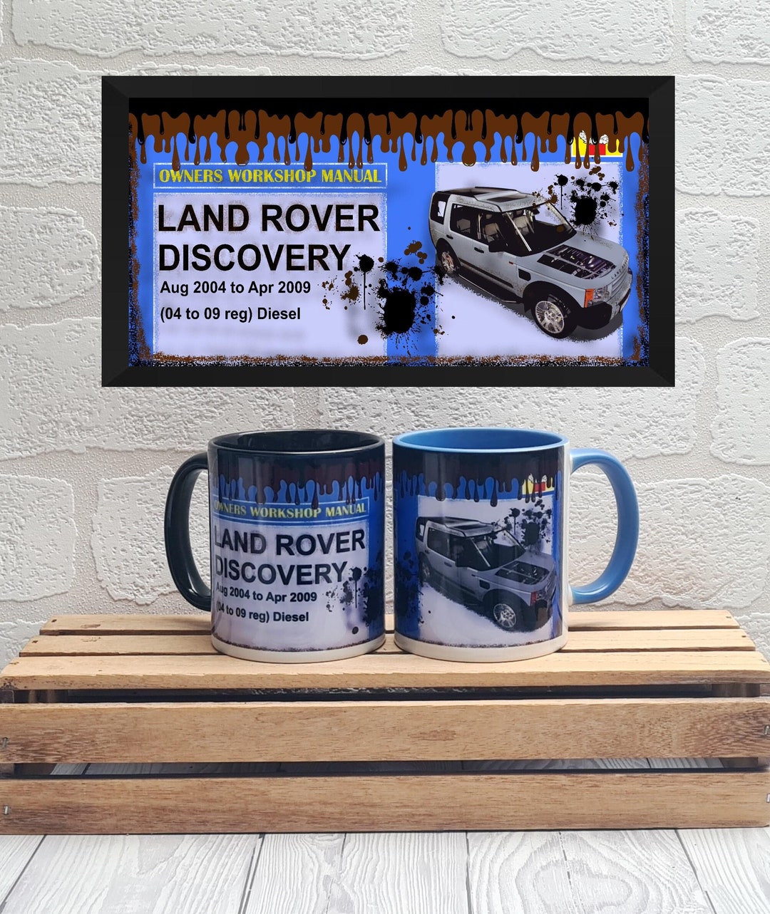 Mugs Land Rover Haynes | Mugs | Birthday Gifts | Land Rover Discovery ...