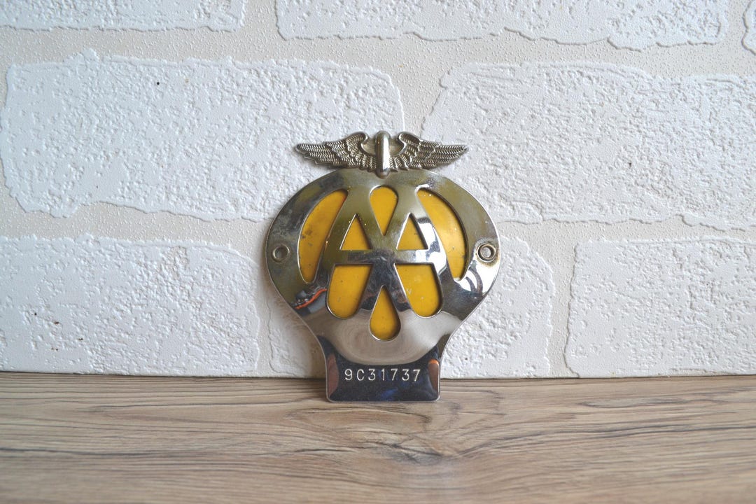 Vintage AA Badge | AA Members 1966 to 1967 | Car Memorabilia | Vintage ...