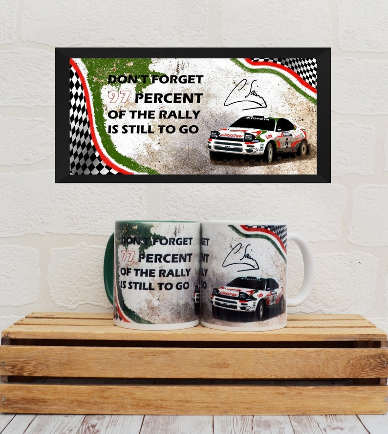 Mugs Carlos Sainz Quote | Mugs | Birthday Gifts | Gifts | Toyota Celica ...