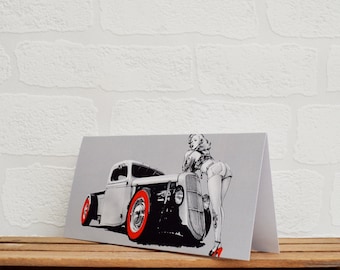 Hot Rod Birthday Card | Etsy