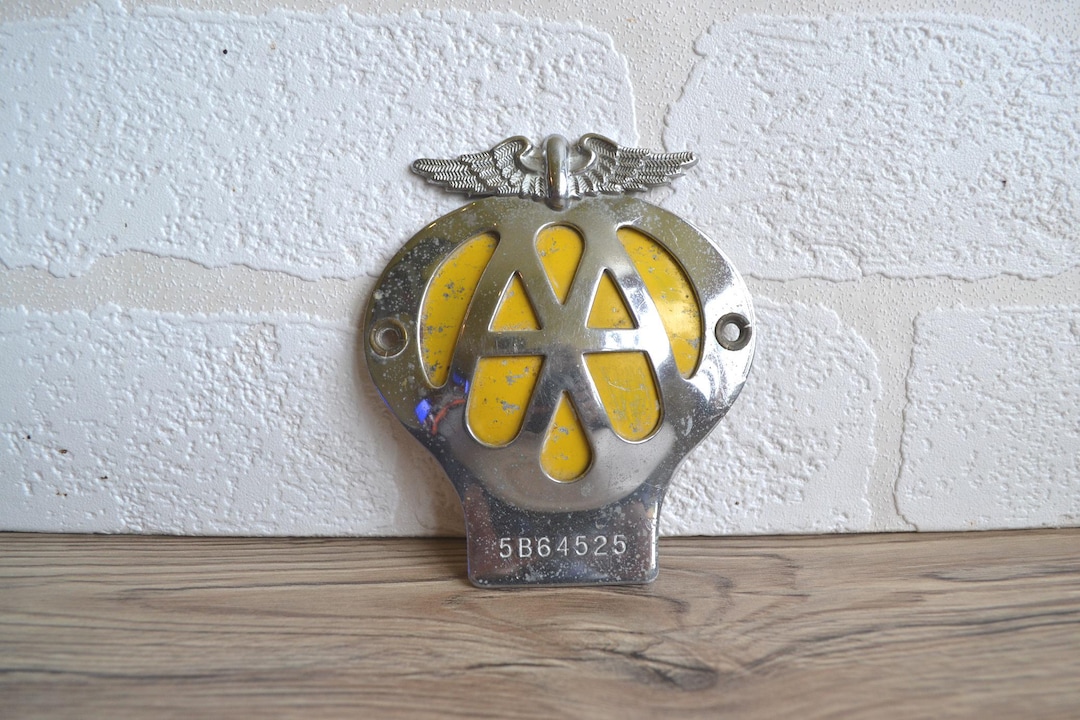 Vintage AA Badge | AA Members 1960 to 1961 | Car Memorabilia | Vintage ...