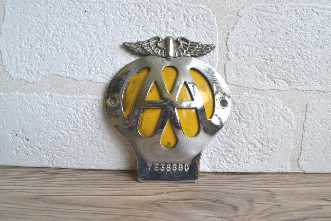 Vintage AA Badge | AA Members 1966 to 1967 | Car Memorabilia | Vintage ...