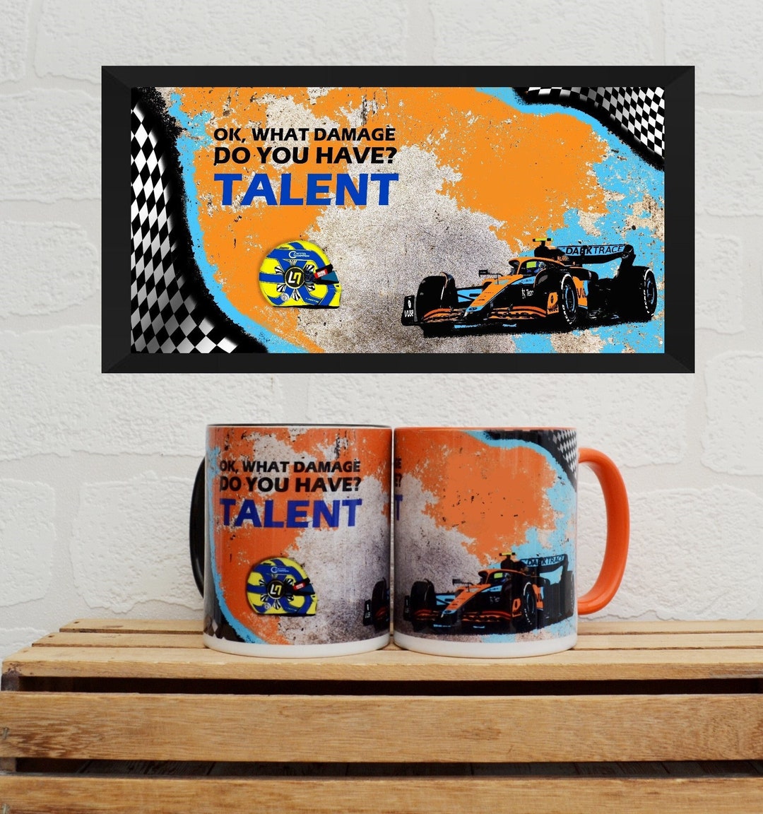 Lando Norris Mug | F1 Mugs | Birthday Gifts | Mclaren F1 | F1 Gifts ...