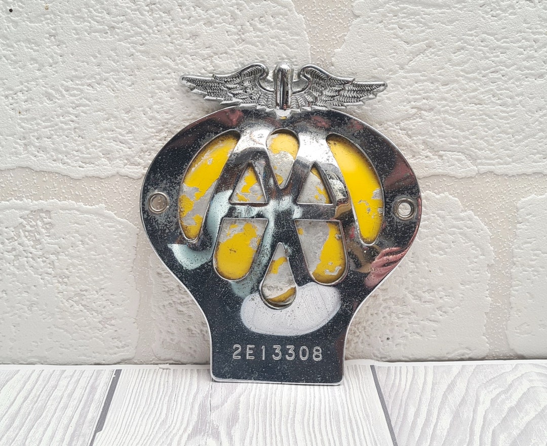 Vintage AA Badge | AA Members Oct 1966 to 1967 | Car Memorabilia ...