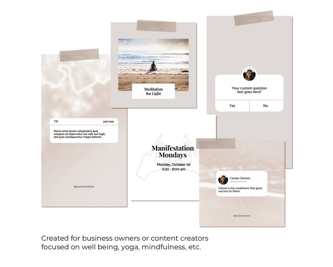 Instagram Feed Template. Instagram Blogger Template. Canva | Etsy