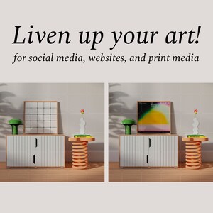 Square Frame Mockup. Square Poster Mockup. Fine Art Mock Up. Modern ...
