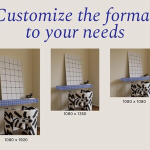 70x100 Print Frame Mockup. Vertical Frame Template. Photoshop Mockup ...