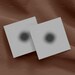 Square Card Mockup. Greeting Card Front and Back. Minimal Square ...