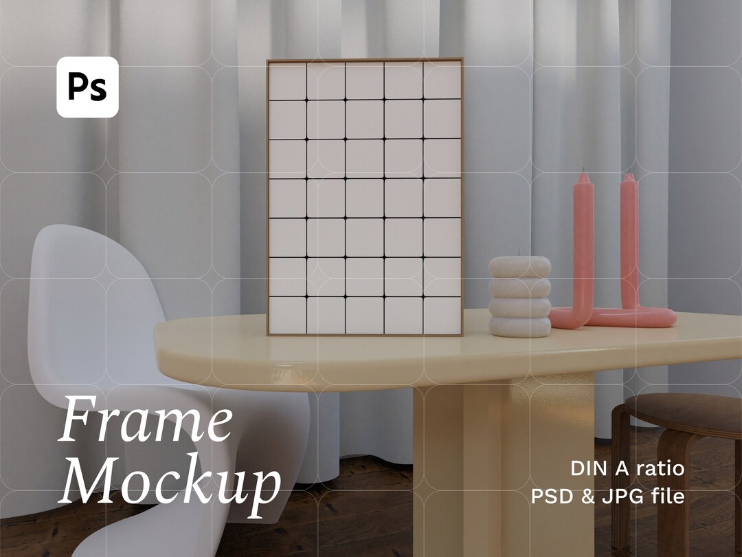 Frame Poster Mockup. A3 Frame Mockup. Printable Poster Design Mock Up ...