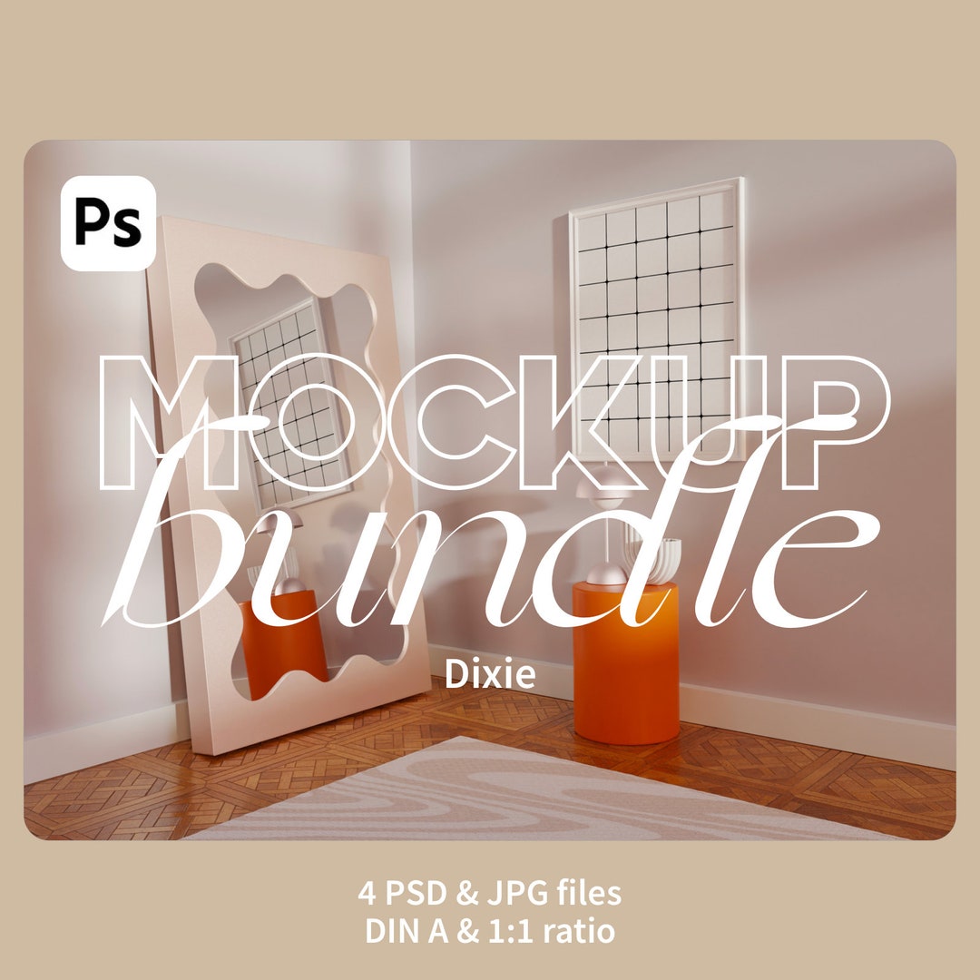 Frame Mockup. Frame Template. White Frame Mock up With Mirror ...