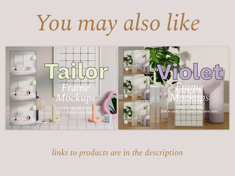 Print Shop Mockup Bundle. Digital Art Mockup. A3 Digital Frame Mockup ...