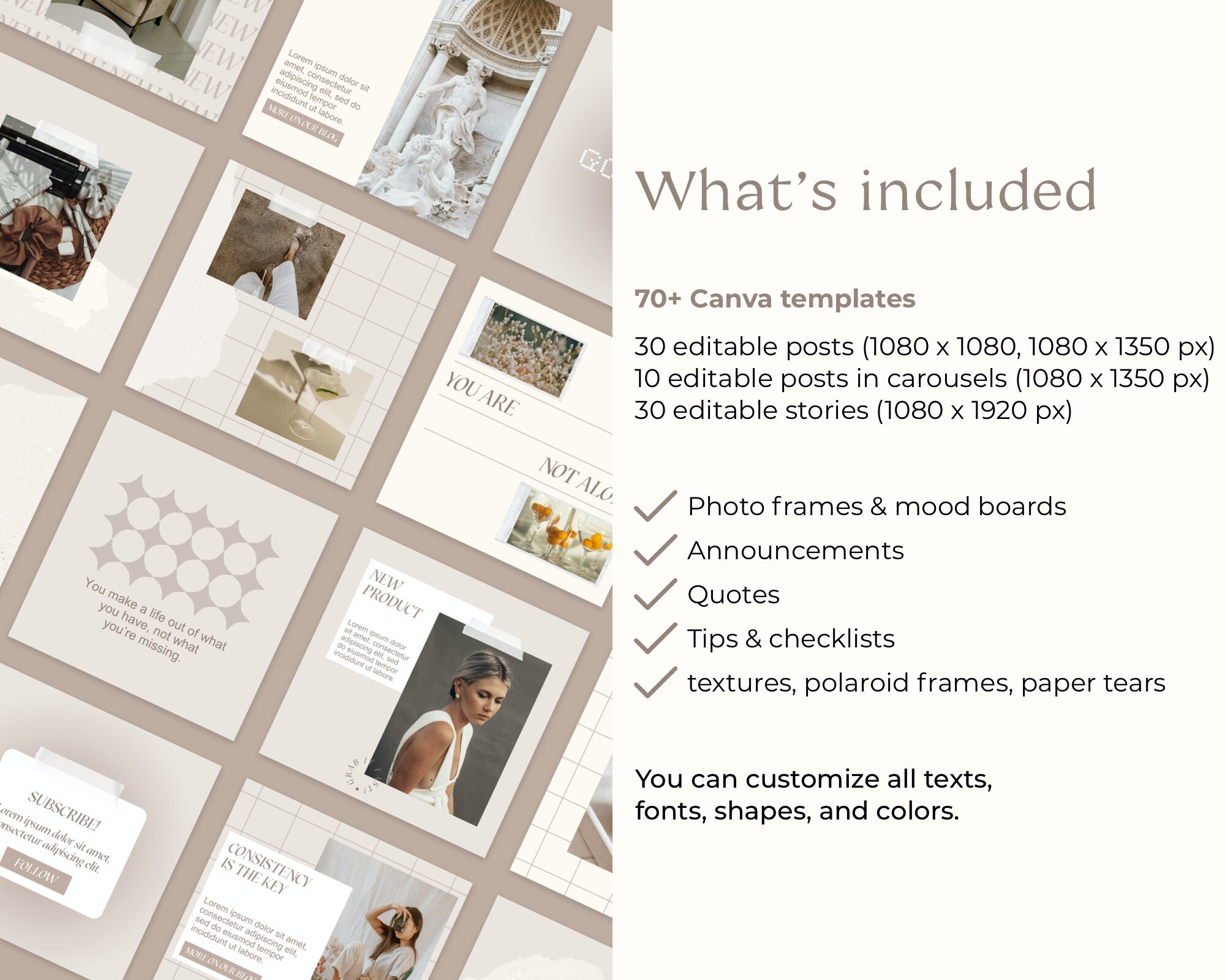 Instagram Template. Inspirational Quotes. Instagram Story | Etsy