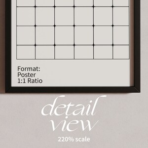 Square Basic Frame Mockup for Art and Printables. Photoshop Frame ...