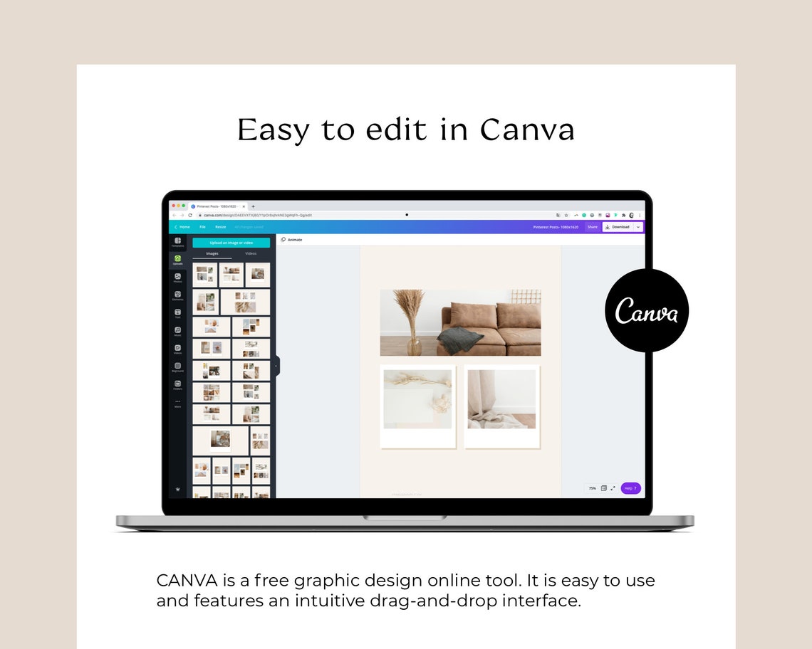 Social Media Template Pack. Templates for Instagram Facebook | Etsy