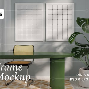 2 Frame Mockup. Set of 2 Frames Mockup. 2 Frames Wall Gallery. Print on ...