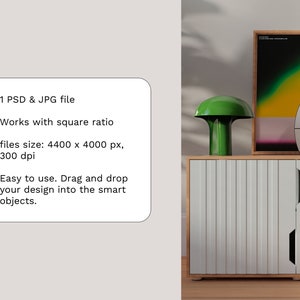 Square Frame Mockup. Square Poster Mockup. Fine Art Mock Up. Modern ...